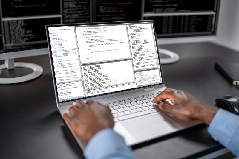 Programmer Coding Classes Web Developer Coder Stock Image Image Of Coder Code 261677369