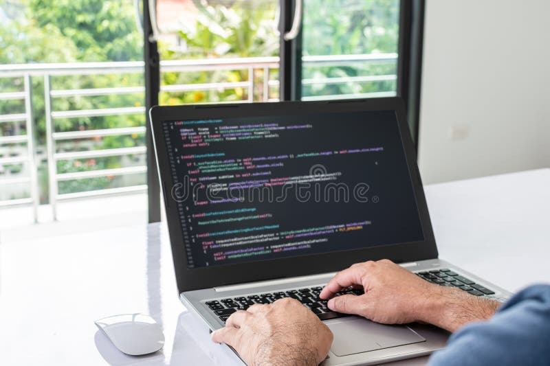 Programmer Coding, Compiler, Encode, Debug, and Developer Application ...