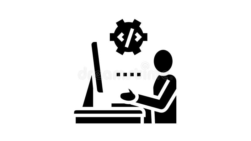 Programmer, Coding on Screen. Stock Video - Video of developer, command: 203806417