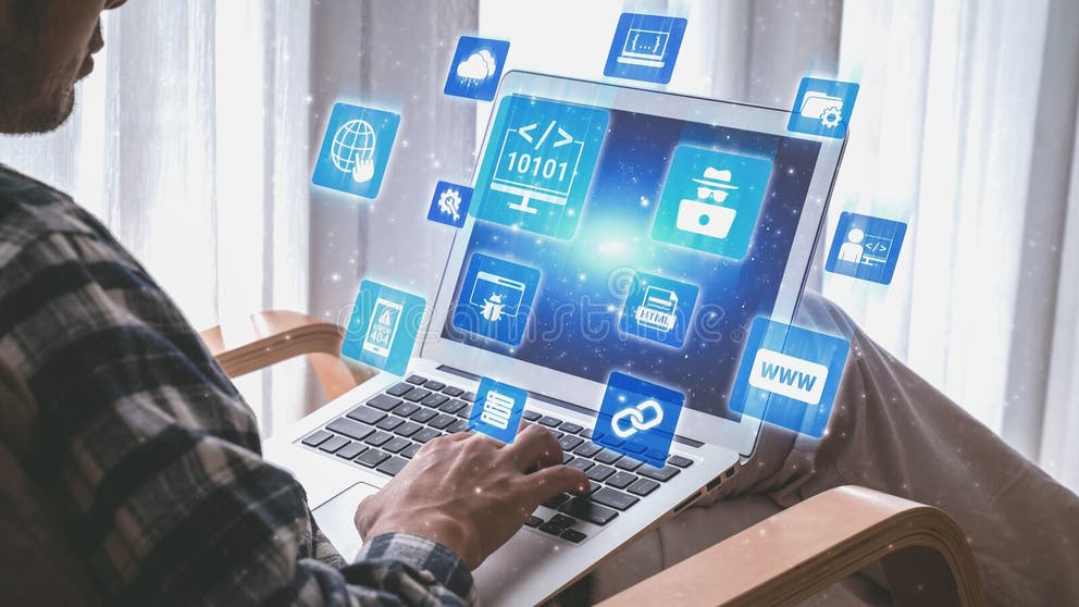 Programmer Coding with Digital Interface and Language Overlays Spire ...