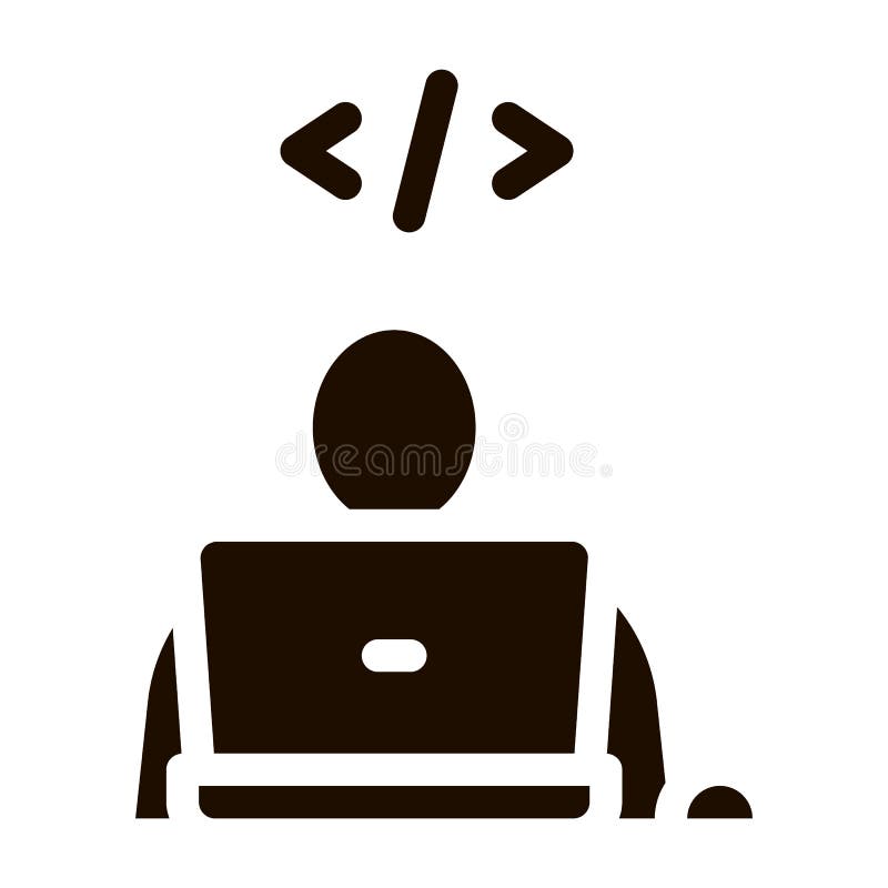 Computer Programmer Pictogram Stock Illustrations – 1,237 Computer ...