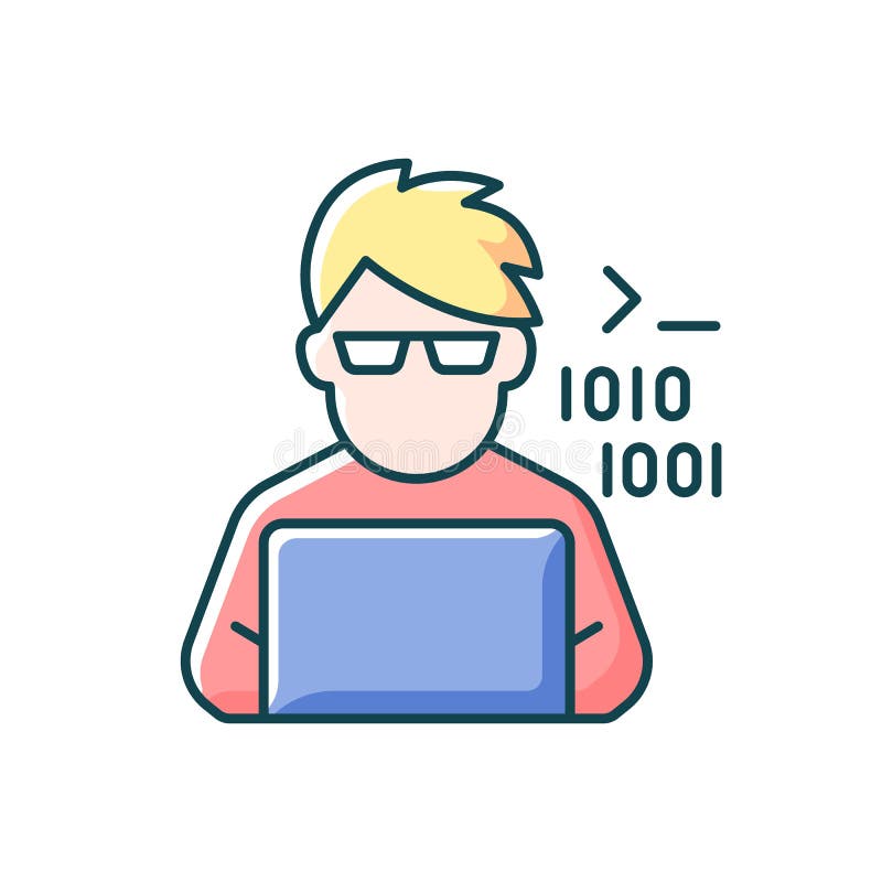 Computer Programmer Pictogram Stock Illustrations – 1,237 Computer ...