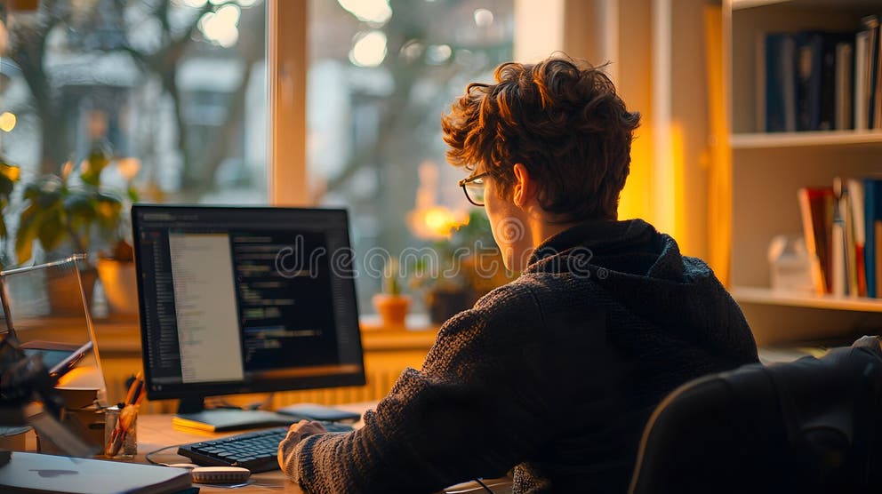 Focused Programmer Stock Illustrations – 312 Focused Programmer Stock Illustrations, Vectors ...