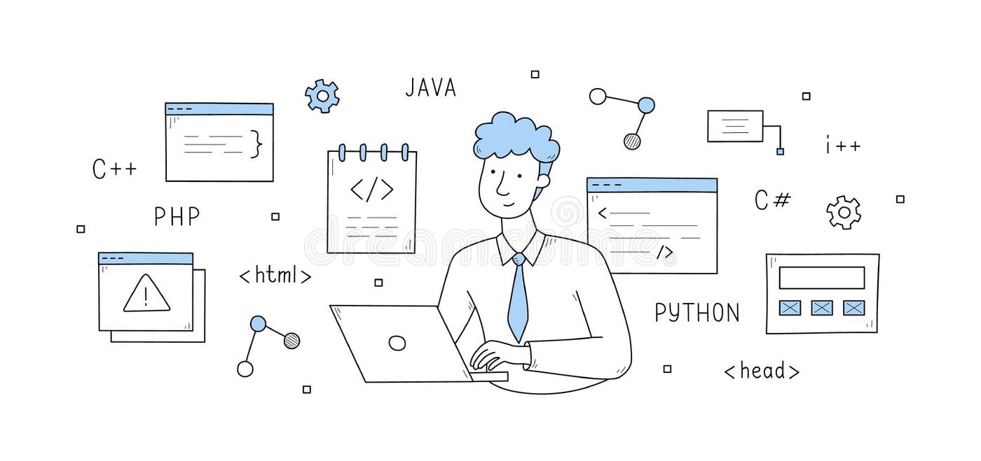 Software Engineer Doodle Stock Illustrations – 96 Software Engineer Doodle Stock Illustrations ...