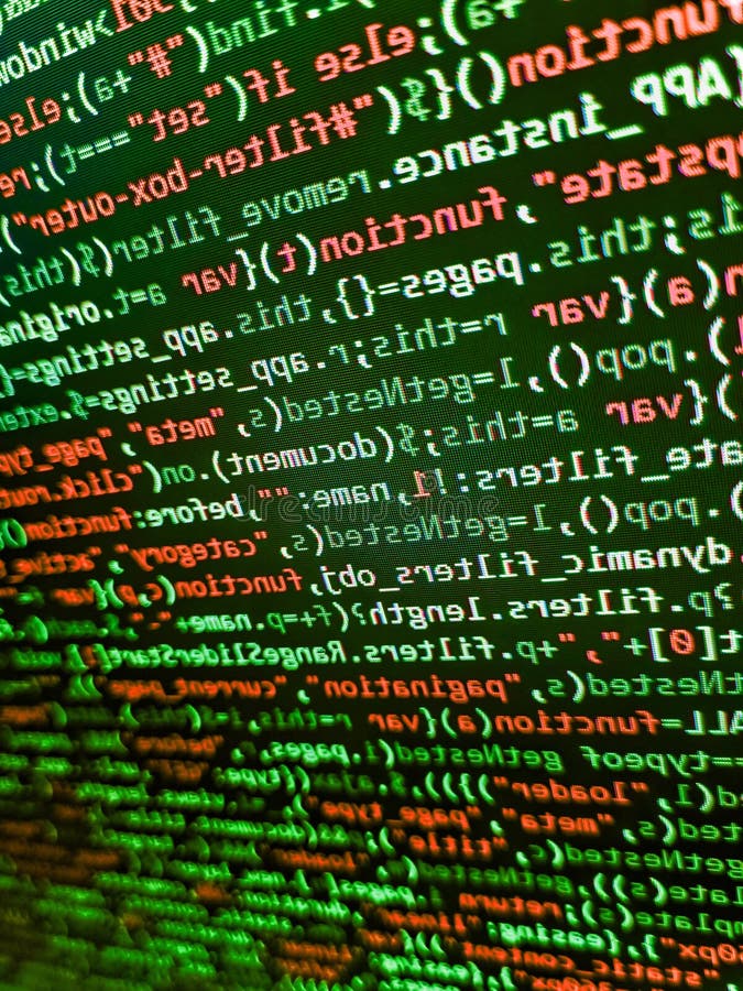 Programmer Developer Screen. Big Data and Internet of Things Trend. SEO Optimization. Database ...