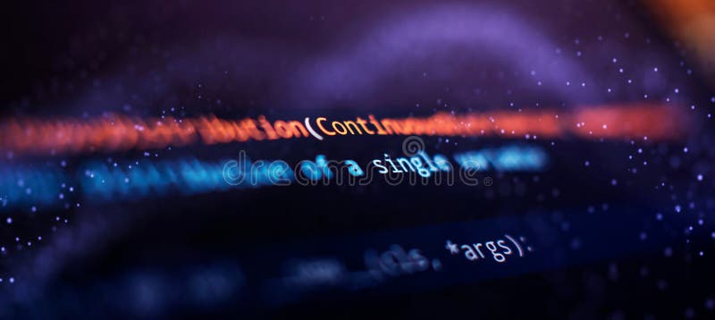 Programmer Developer Screen. Desktop PC Monitor Photo. it Business ...