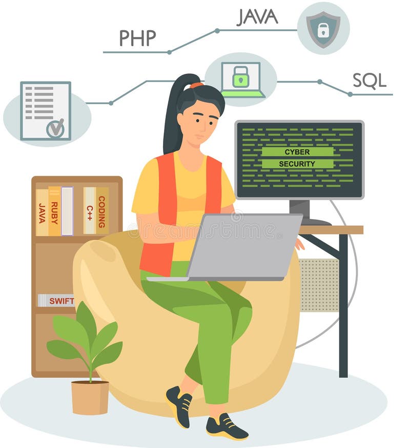 Programmer Engineering And Coding Programmer Working On Web 7614