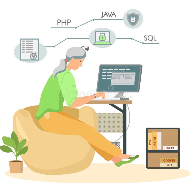 Programmer Engineering And Coding Programmer Working On Web 1502