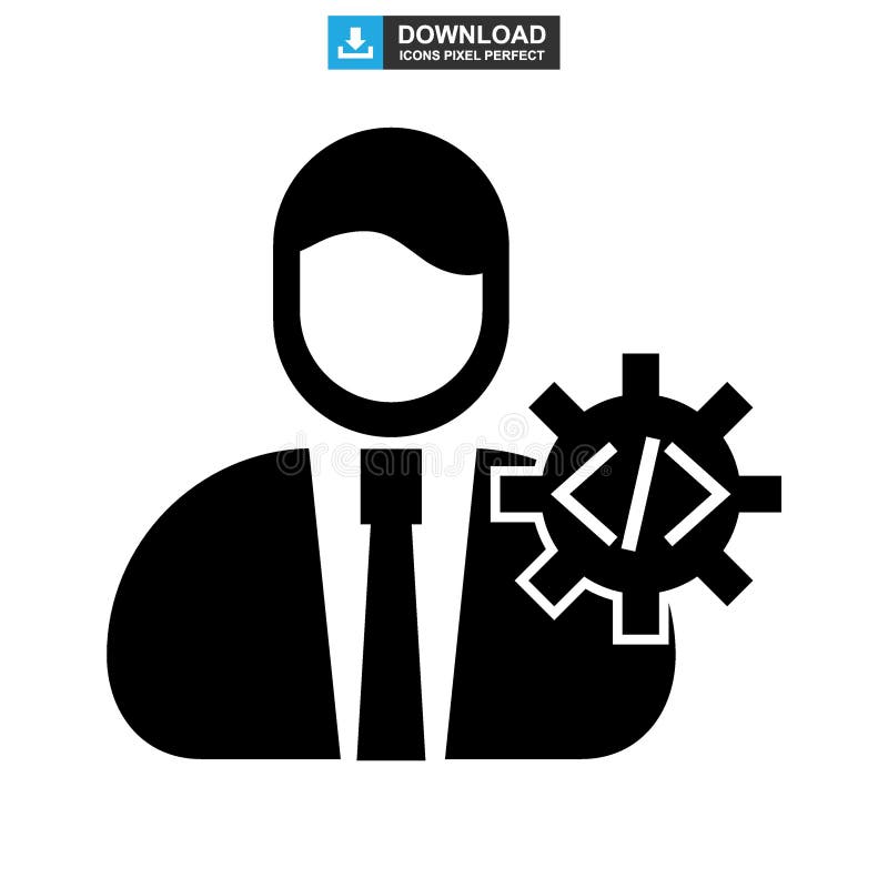 Programmer Icon or Logo Isolated Sign Symbol Vector Illustration Stock ...