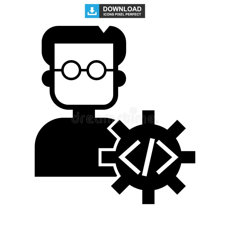 Programmer Icon or Logo Isolated Sign Symbol Vector Illustration Stock ...