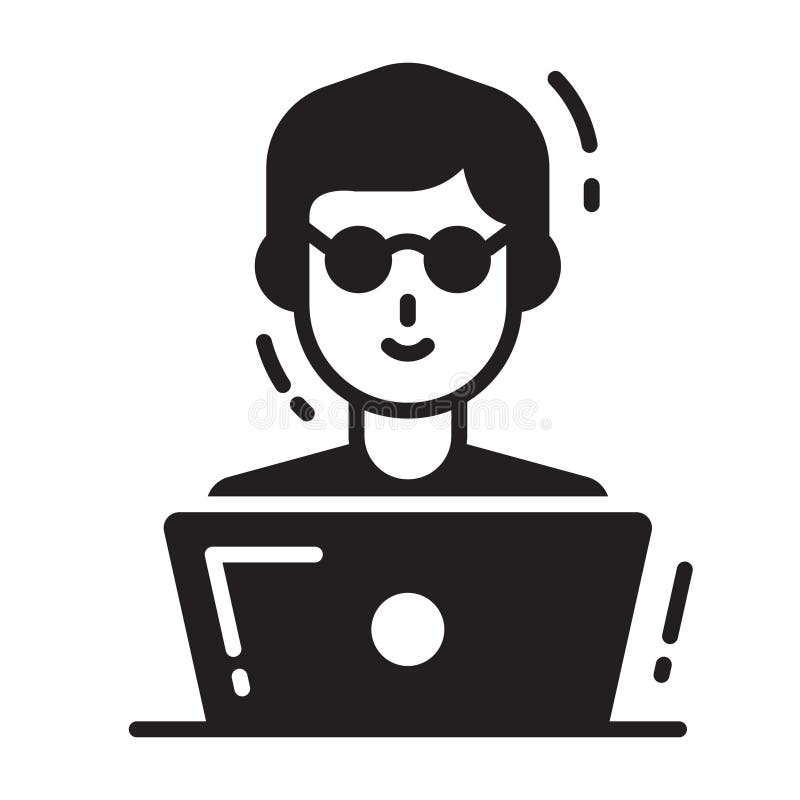 Programmer Icon, Single Avatar Vector Illustration Stock Vector ... Programmer Icon, Single Avatar Vector Illustration Stock Vector ...