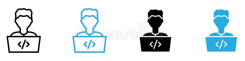 Programmer Icon for Coding, Software Development, and Tech Industry ... Programmer Icon for Coding, Software Development, and Tech Industry ...