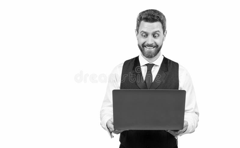 Programmer Man Use Pc. Entrepreneur. Agile Business Stock Photo - Image ...