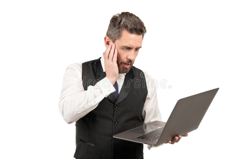 Programmer Man Use Pc. Entrepreneur. Agile Business Stock Photo - Image ...