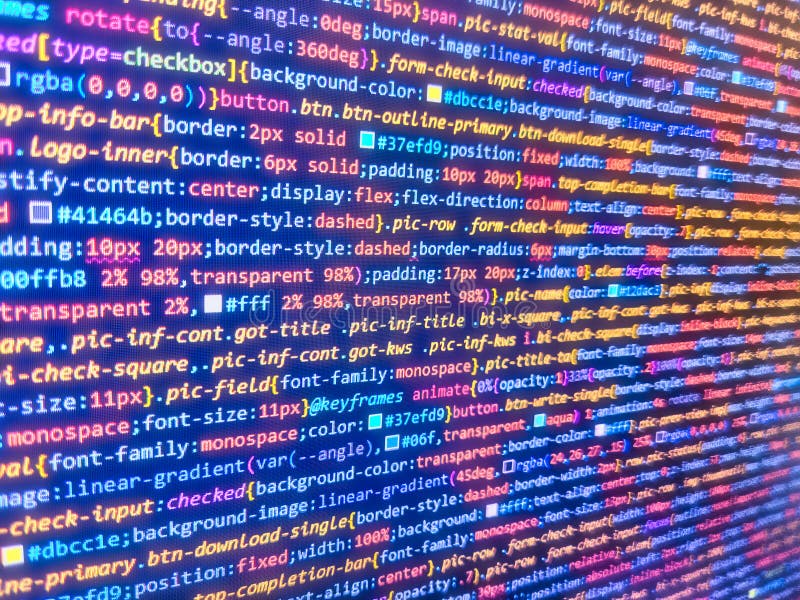 Programmer Occupation Digital Technology On Display Programming Code Typing Developer