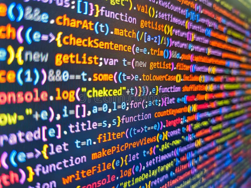 Programmer Occupation Job Software Data Monitor New Function Software Background Css3 Code On