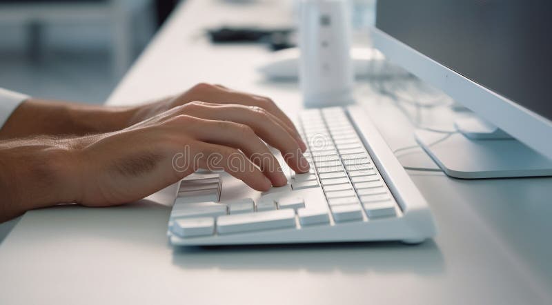 Programmer is Programming on the Computer Keyboard, Person Typing on a ... Programmer is Programming on the Computer Keyboard, Person Typing on a ...