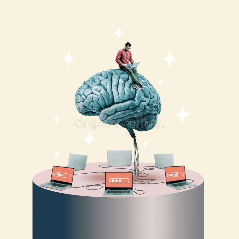 The Concept of Artificial Intelligence. Stock Photo - Image of ...