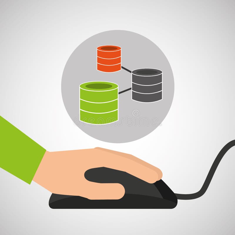 Programmer Software Data Base Design Stock Vector - Illustration of ...