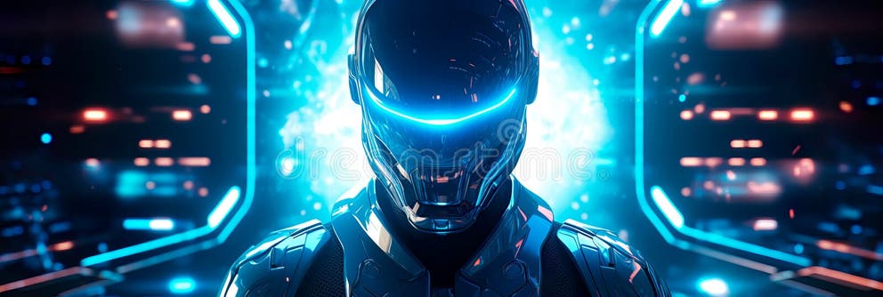 Programmer in a Space-age Suit, Symbolizing the Future of Coding in ...