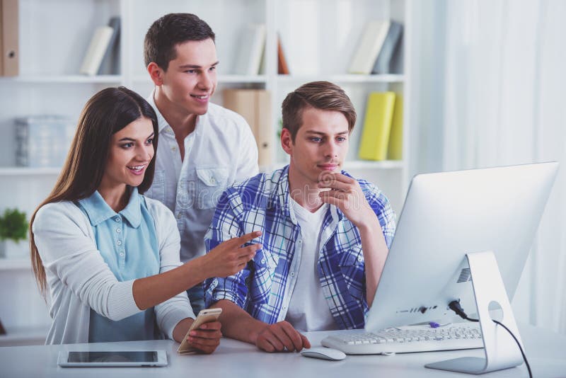 Programmer team stock image. Image of occupation, adult - 237158595