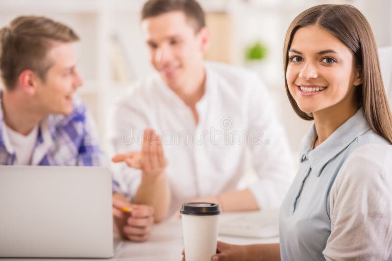 Programmer team stock image. Image of cheerful, looking - 237158665