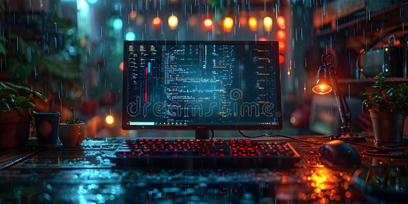 A Programmer Typing On A Computer In An It Office Checking Code On The 5645