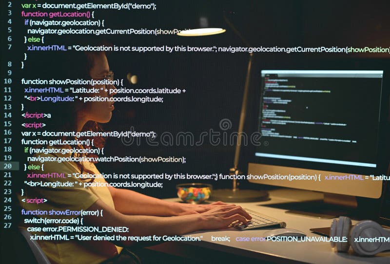 Programmer Typing Security Codes On Computer Stock Image Image Of Workplace Html 270621403 4119