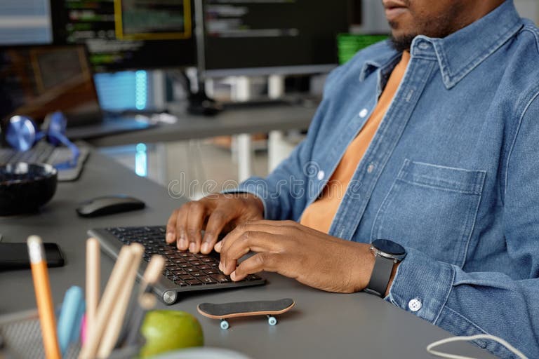 Programmer Typing Source Codes in it Development Company Stock Photo - Image of debug, software ...