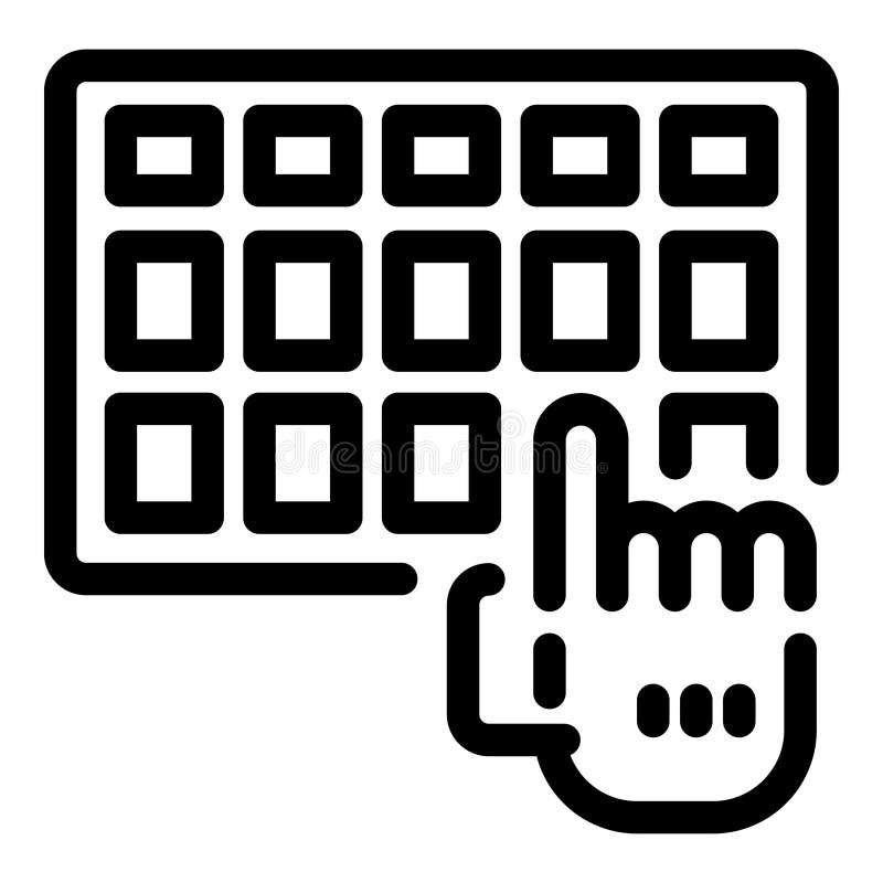 Programmer Using Keyboard On Computer For Coding And Programming Stock Vector Illustration Of