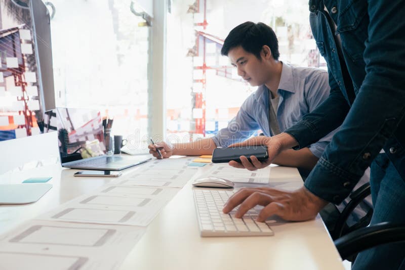 UX UI and Programming Development Technology. Stock Image - Image of computer, code: 243498011