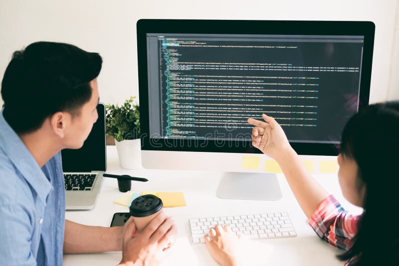 UX UI and Programming Development Technology. Stock Image - Image of computer, code: 243498011