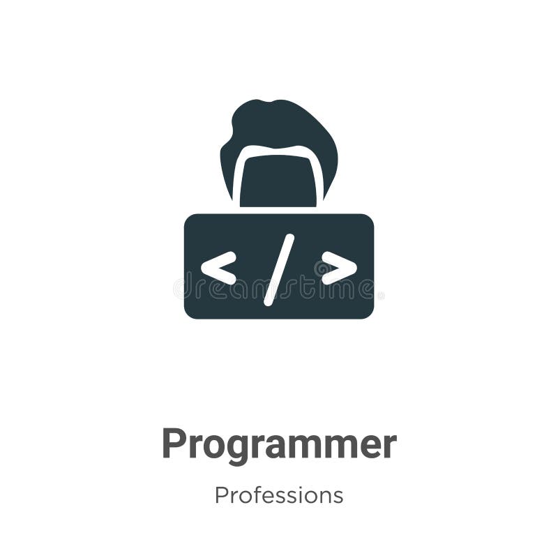 Programmer Icon Flat stock vector. Illustration of interface - 48753526 Programmer Icon Flat stock vector. Illustration of interface - 48753526