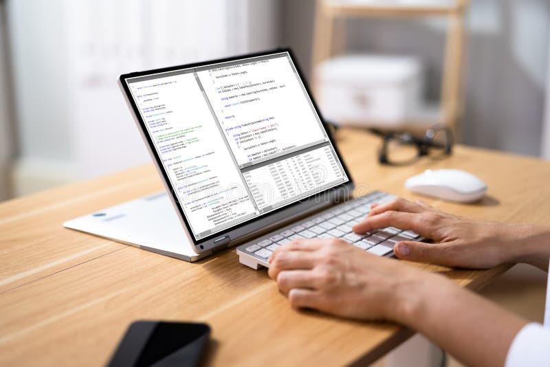 Programmer Woman Coding stock photo. Image of space - 222252324 Programmer Woman Coding stock photo. Image of space - 222252324