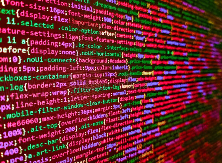 Programmer Working In Computer Screen Database Bits Access Stream 9264