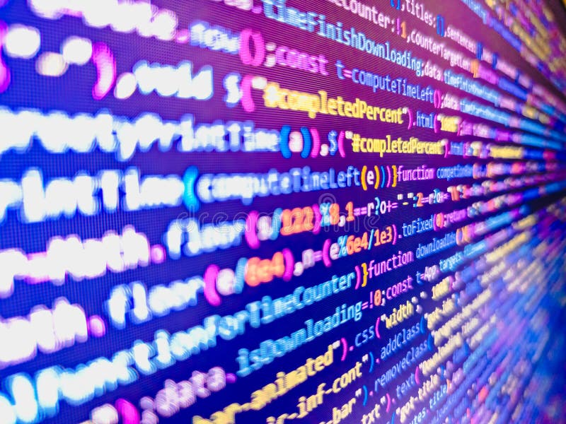 Software Abstract Background. Binary Digits Code Editing. Abstract ...