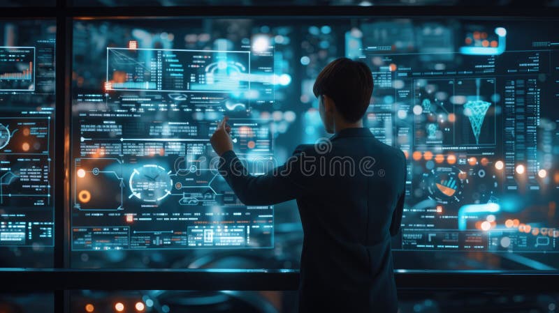 Programmer Working in Data Center AIG41 Stock Image - Image of hightech ... Programmer Working in Data Center AIG41 Stock Image - Image of hightech ...