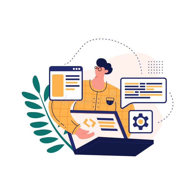 Programmer Working On Web Development Software Engineering And Coding 8214