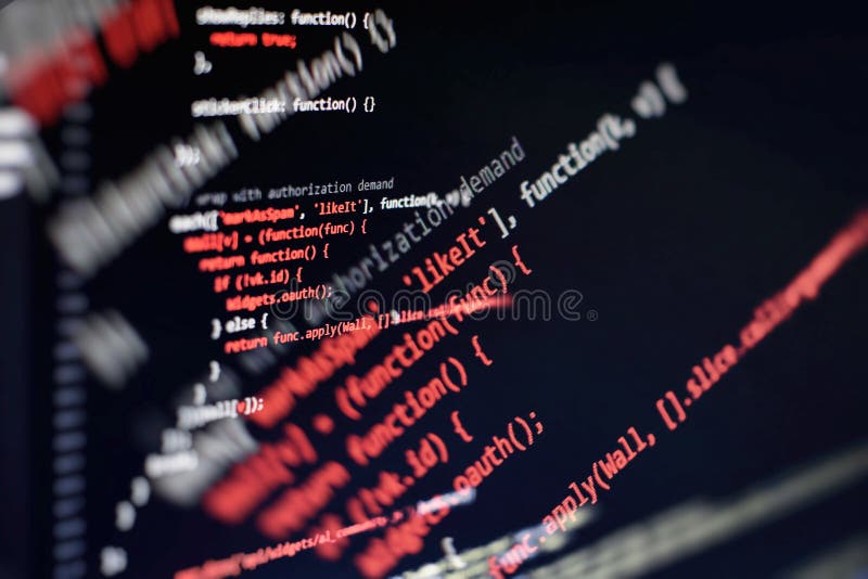 Programmer Workplace Big Data Storage And Cloud Computing Representation Programming Code