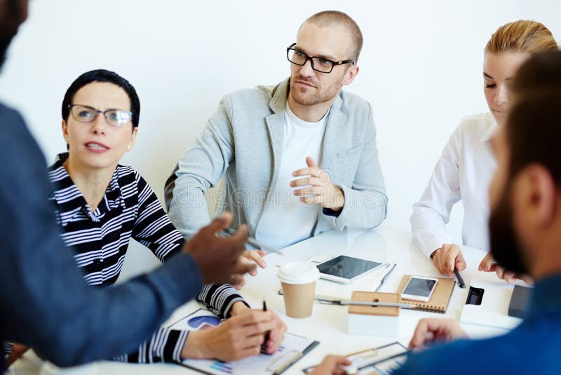 Programmers Brainstorming In Boardroom Stock Image Image Of Designer Business 89512463