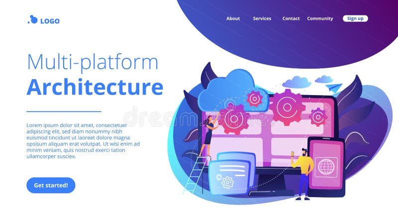Cross Platforms Development Stock Illustrations – 107 Cross Platforms ...