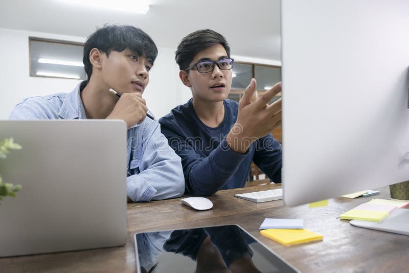 Programmers And Developer Teams Are Coding And Developing Software