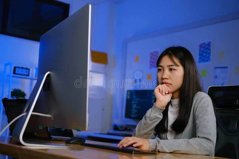 Programmers and Developer Teams are Coding and Developing Software Stock Photo - Image of office ...