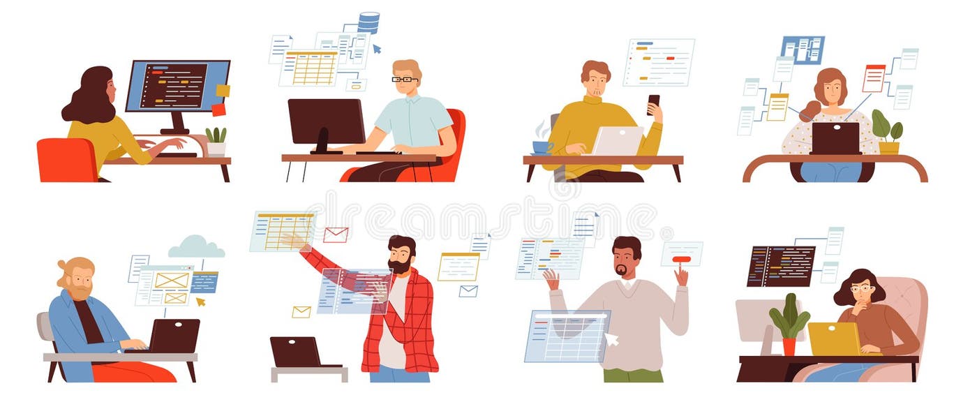 Hacker Remote Desktop Stock Illustrations – 40 Hacker Remote Desktop ...