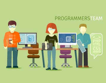 Desktop Programmers Stock Illustrations – 304 Desktop Programmers Stock Illustrations, Vectors ...