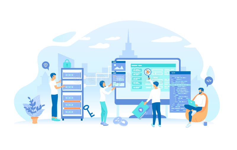 Group Programmers Stock Illustrations – 181 Group Programmers Stock ...