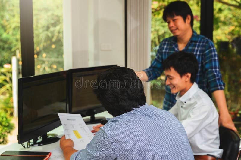 Programmers Team Working In A Software Developing Developing Programming And Coding