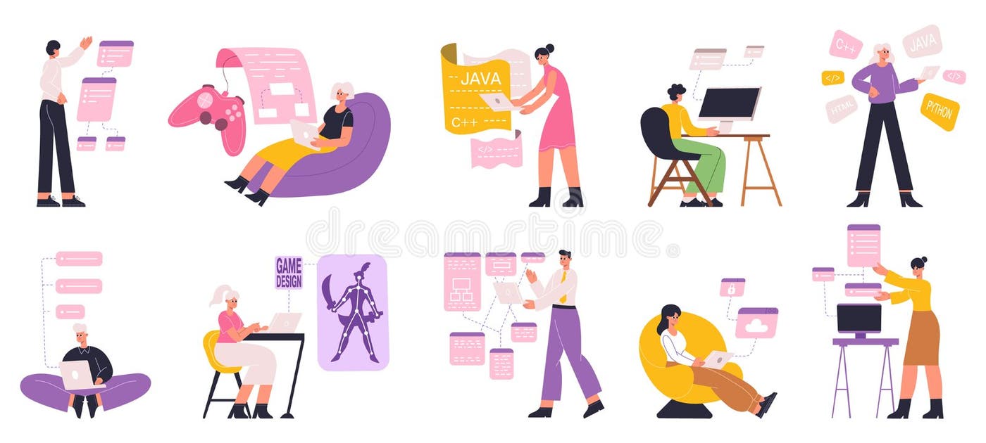 Engineers Programmer Stock Illustrations – 189 Engineers Programmer Stock Illustrations, Vectors ...