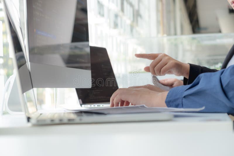 Programmers Work on the Development of Coding and Coding Technology on ...