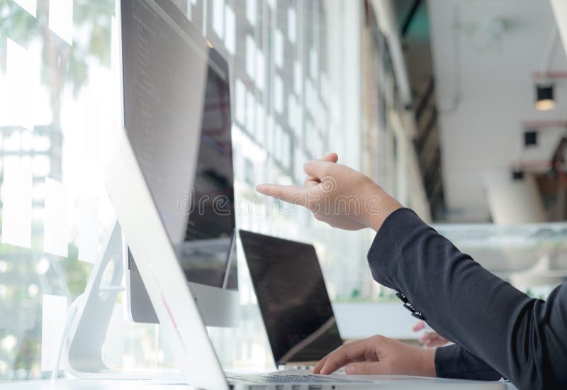 Programmers Work on the Development of Coding and Coding Technology on ...